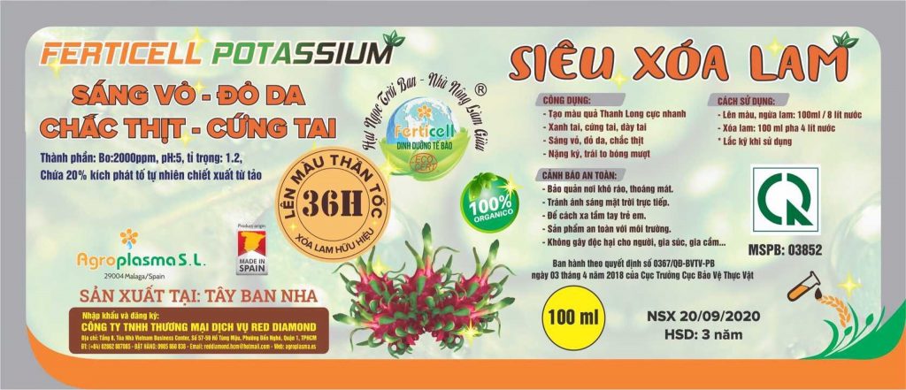 Lên màu - Xóa lam - FerticellVN