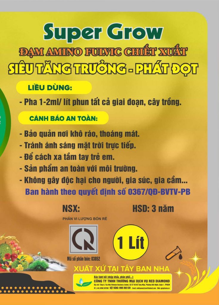Super Grow ( Siêu tăng trưởng - Phát đọt) - FerticellVN