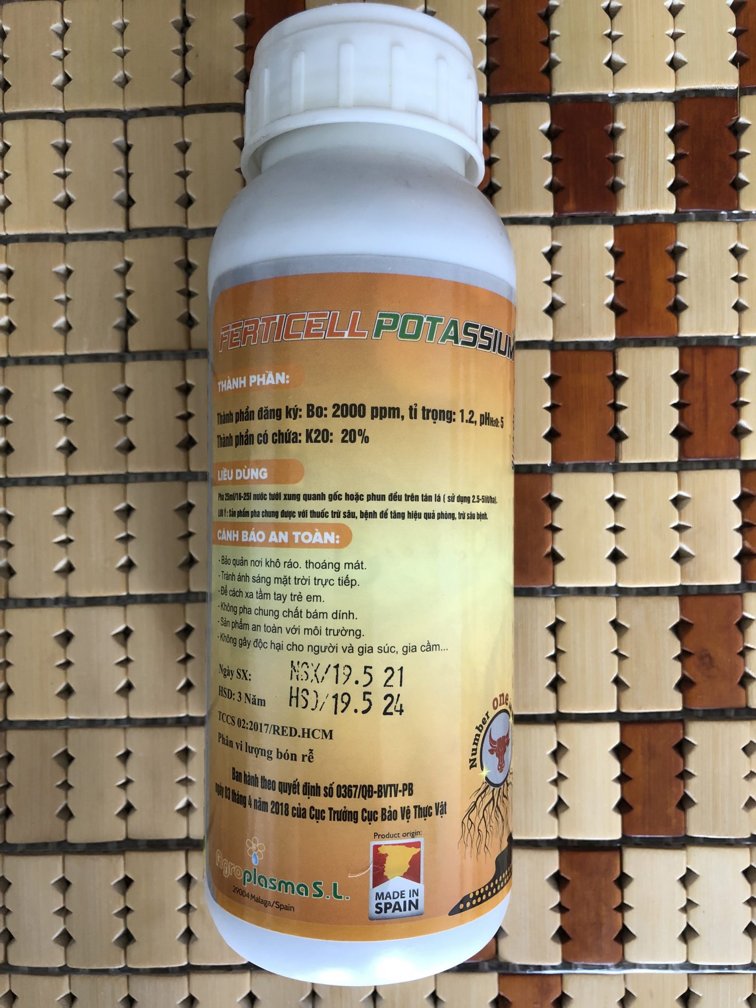 Ferticell Potassium (100% chiết xuất thực vật) - FerticellVN