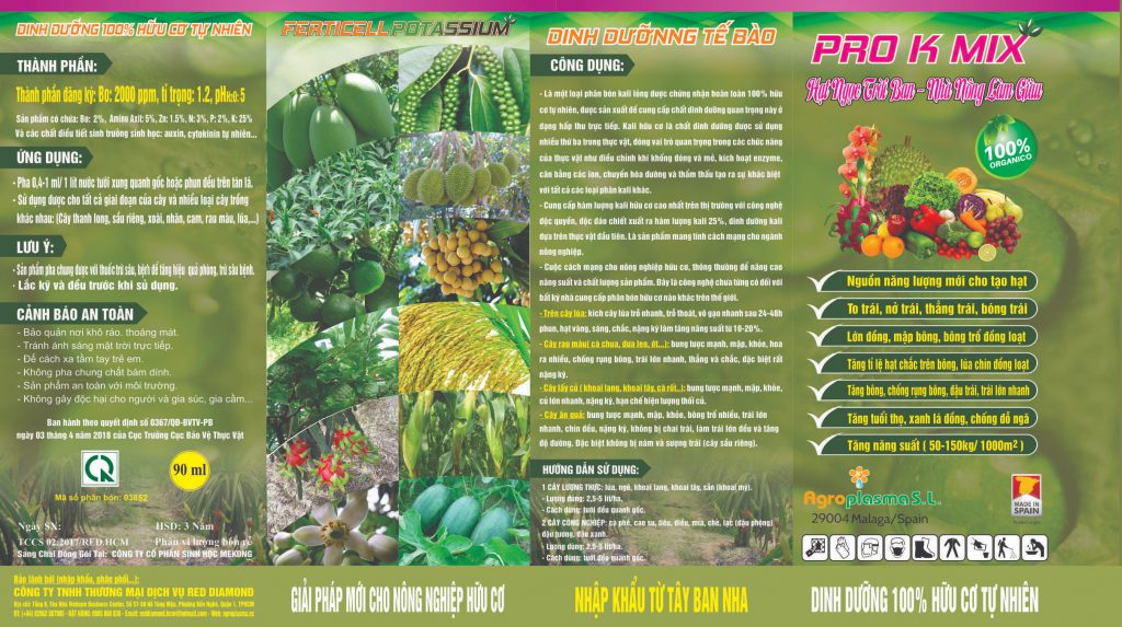 Ferticell Pro K Mix (100% chiết xuất thực vật) - FerticellVN
